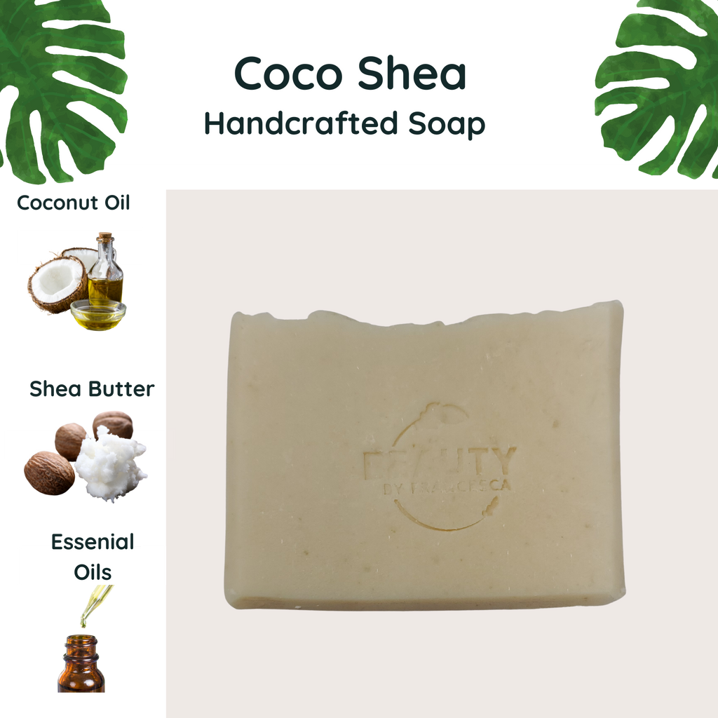 Coco- Shea | Coconut Oil Soap Bar| Beauty By Francesca